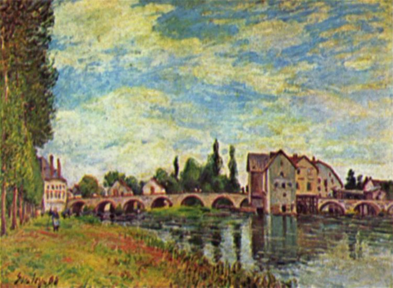 Famous Paintings - Works of Art by ALFRED SISLEY