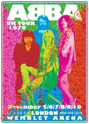 Printable Images of RETRO MUSIC POSTERS Royalty Free Page 5